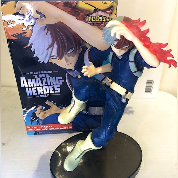 Other | Mha Todoroki Shoto My Hero Academia Figurine With Box | Poshmark